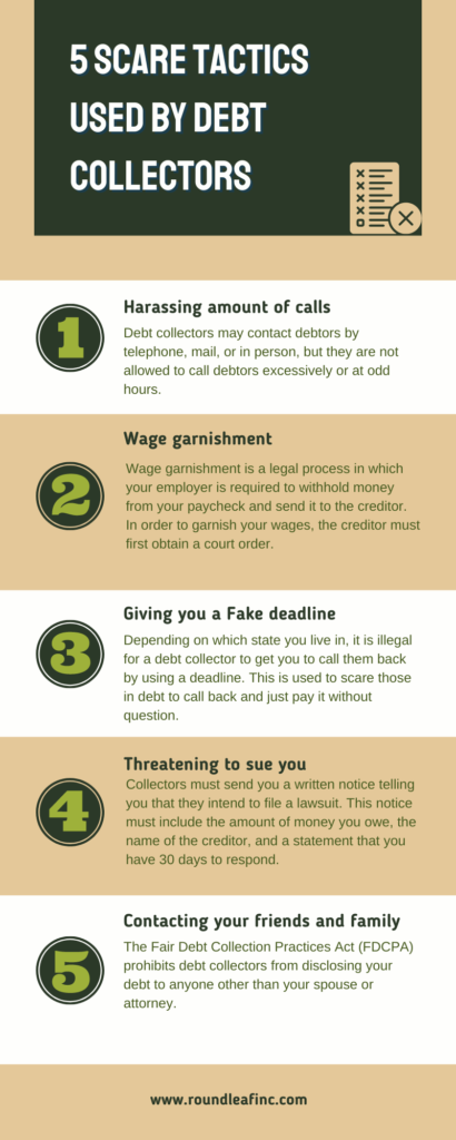 5 Debt Collector Scare Tactics That May Be Used To Collect Your Debt